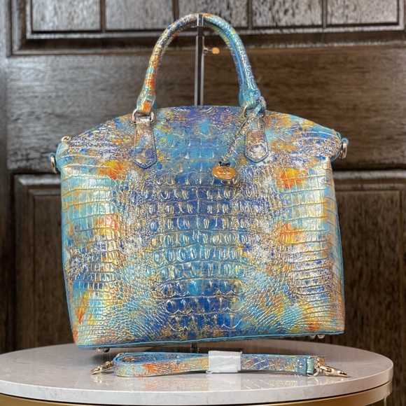 Brahmin | Bags | Brahmin Large Duxbury Satchel Handbag Reef Melbourne ...
